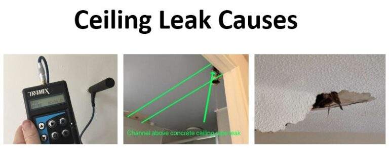 Ceiling Leak - 7 Risks & What to do? LeakDetection.co.uk