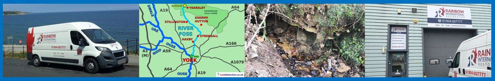 River Foss Map, York - Source, Guide & End