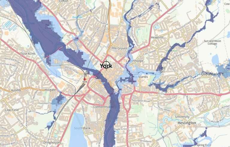 York Flood Maps - Areas of Most Risk