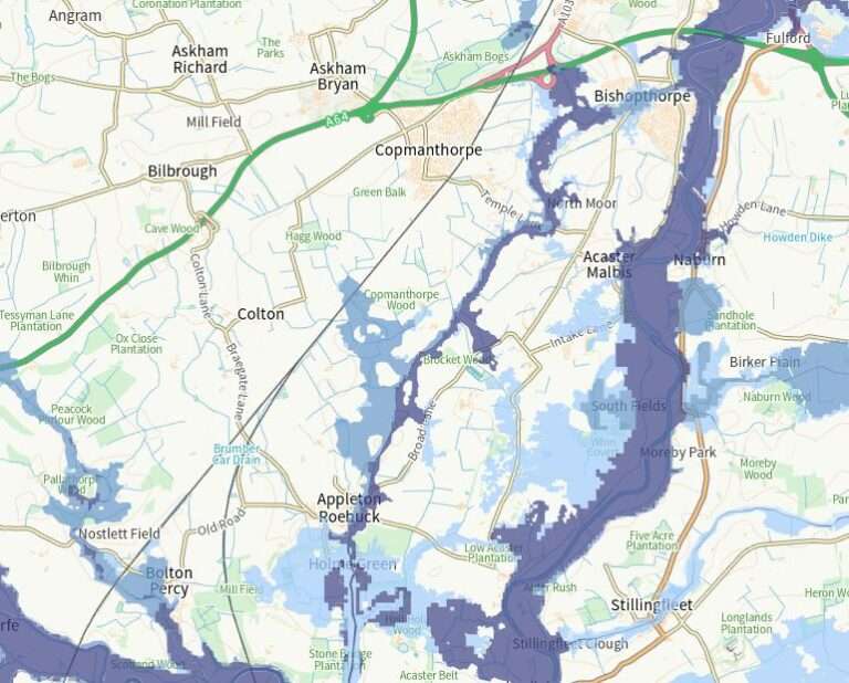 York Flood Maps - Areas of Most Risk